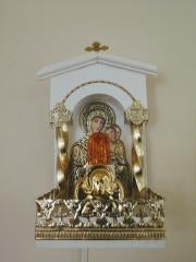 Home Iconostasis - Lighted Icon (Available with Silver or Gold Plated ...